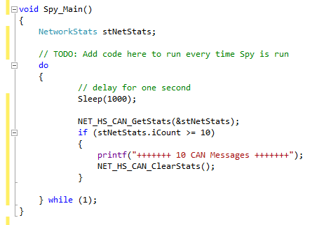Functions and Events: Network Indexes and Statistics